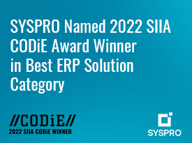 SYSPRO Recognized by SIIA as best ERP Solution - SYSPRO - Malaysia