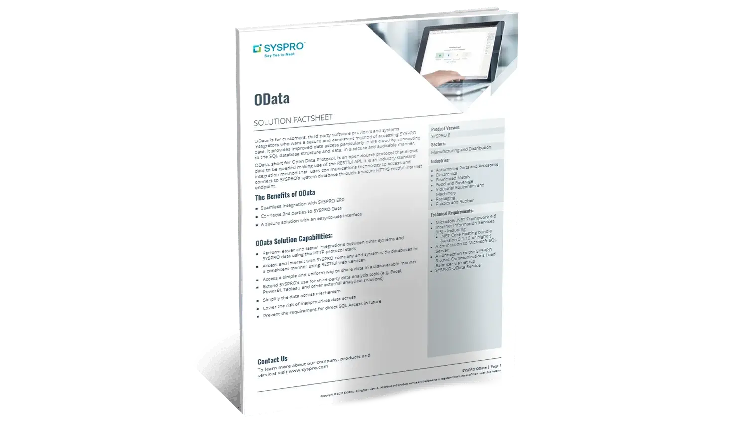 OData | Open Data Protocol | ERP Integration Systems | SYSPRO