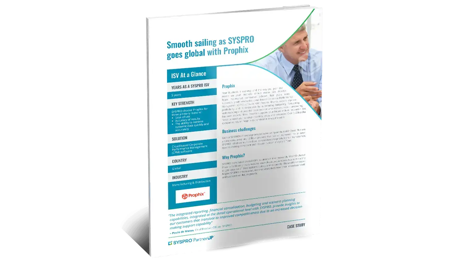 Smooth sailing as SYSPRO goes global with Prophix - SYSPRO - Philippines